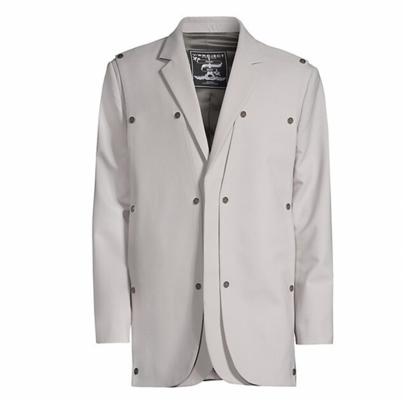 Y/Project | Suits & Blazers | Yproject Wool Blazer With Removable Front ...